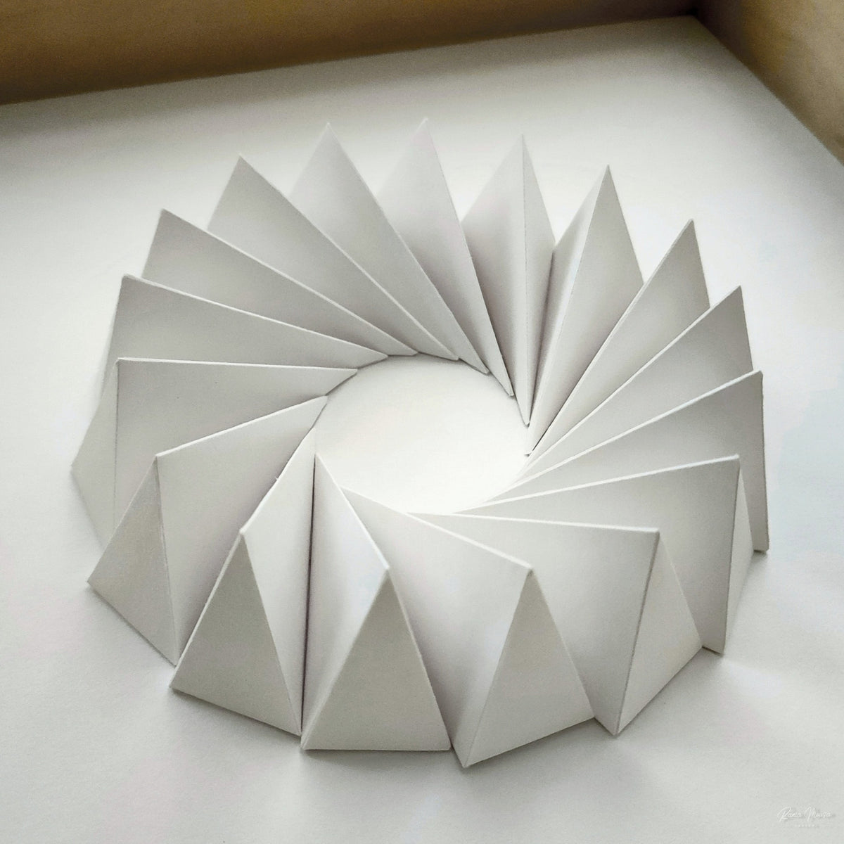 Geometric paper art - Paradigm 1 | Rania Mousa Design